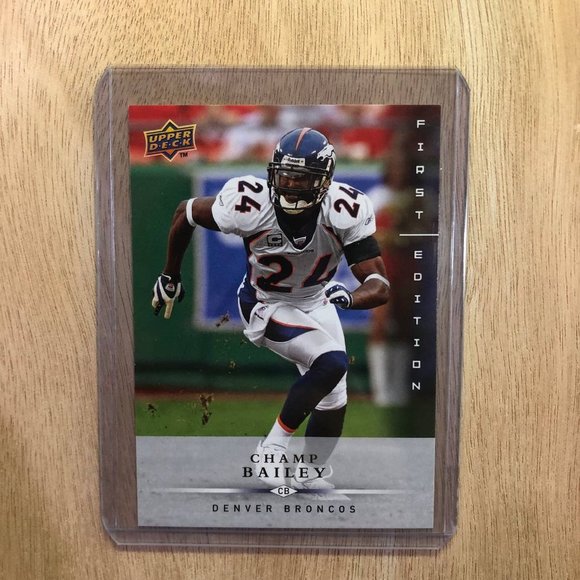 Upper Deck | Toys | Champ Bailey Upper Deck Sports Card | Poshmark
